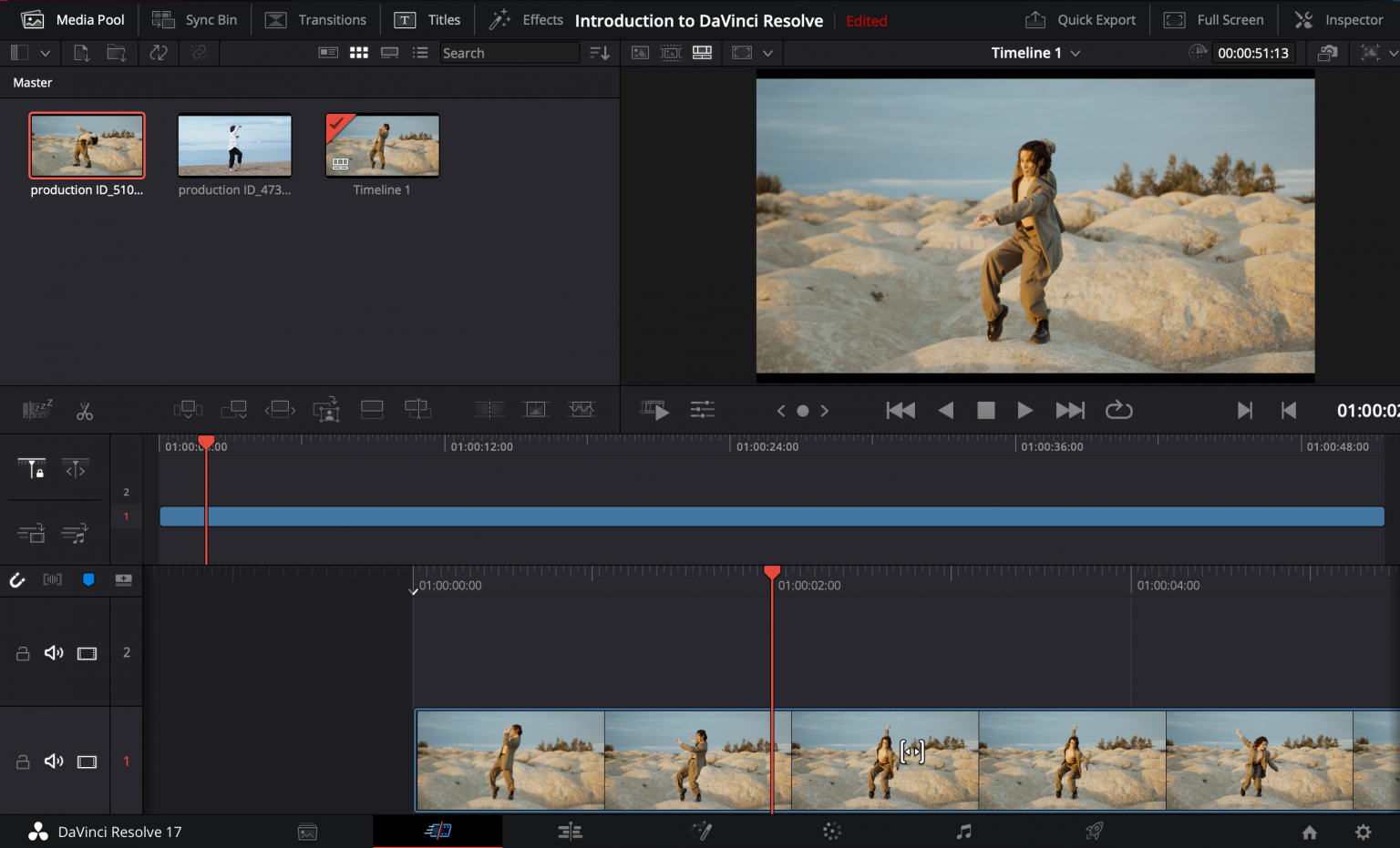 Using Davinci Resolve Part 1 Introduction To Video Editing Trinity Laban Av Support Knowledgebase